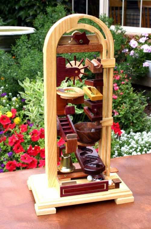 Tabletop Marble Games. Two woodworking plans with full size patterns