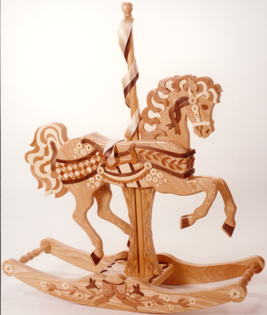 Wildflower Horse Woodworking Plan - Forest Street Designs