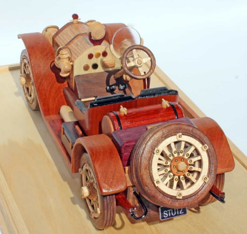 A woodworking plan for building the classic 1910 Ford Model T