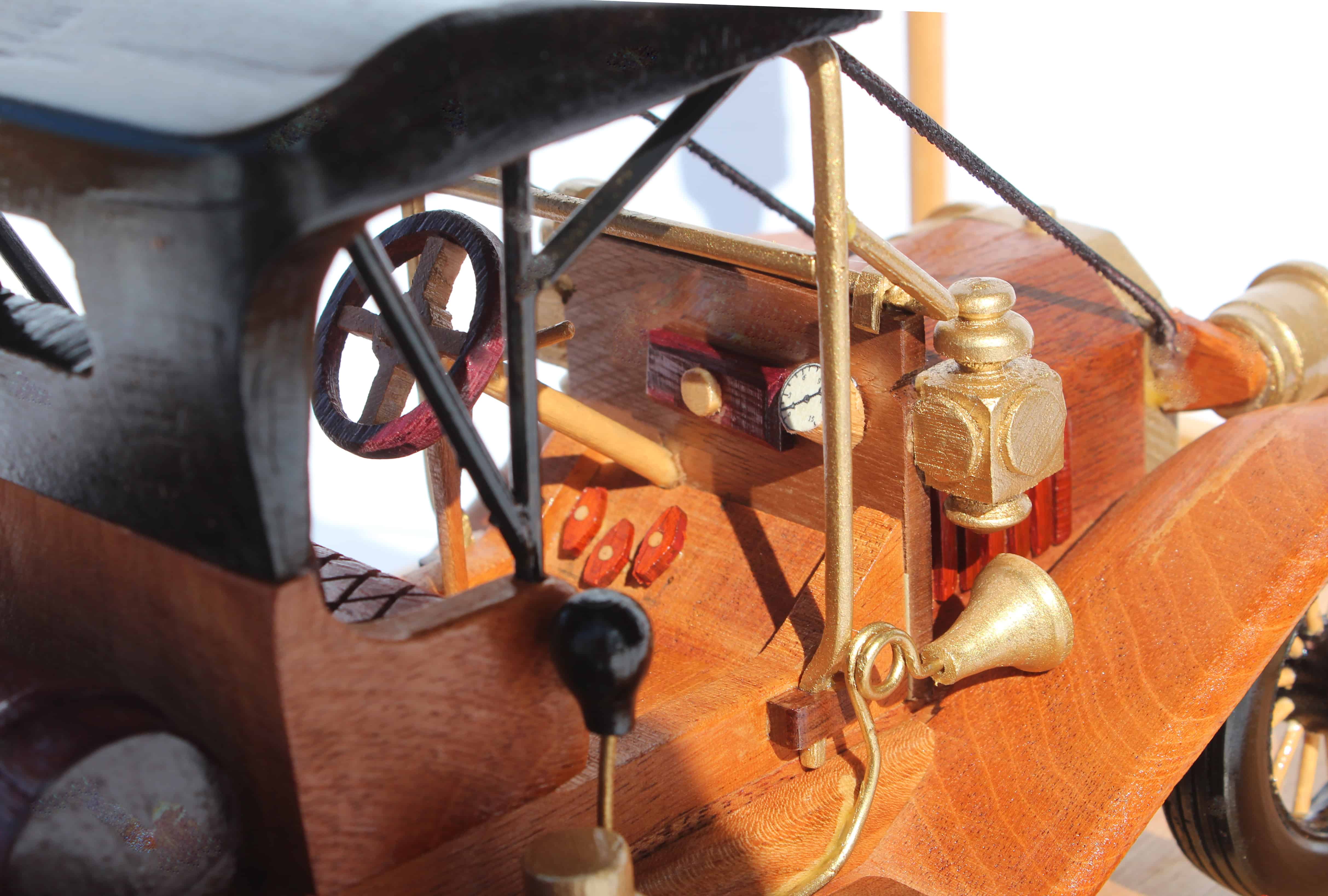 A woodworking plan for building the classic 1910 Ford Model T