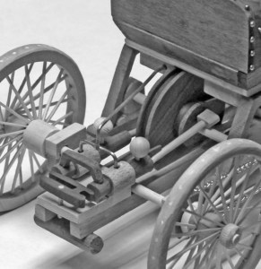 A woodworking plan for building the classic 1910 Ford Model T
